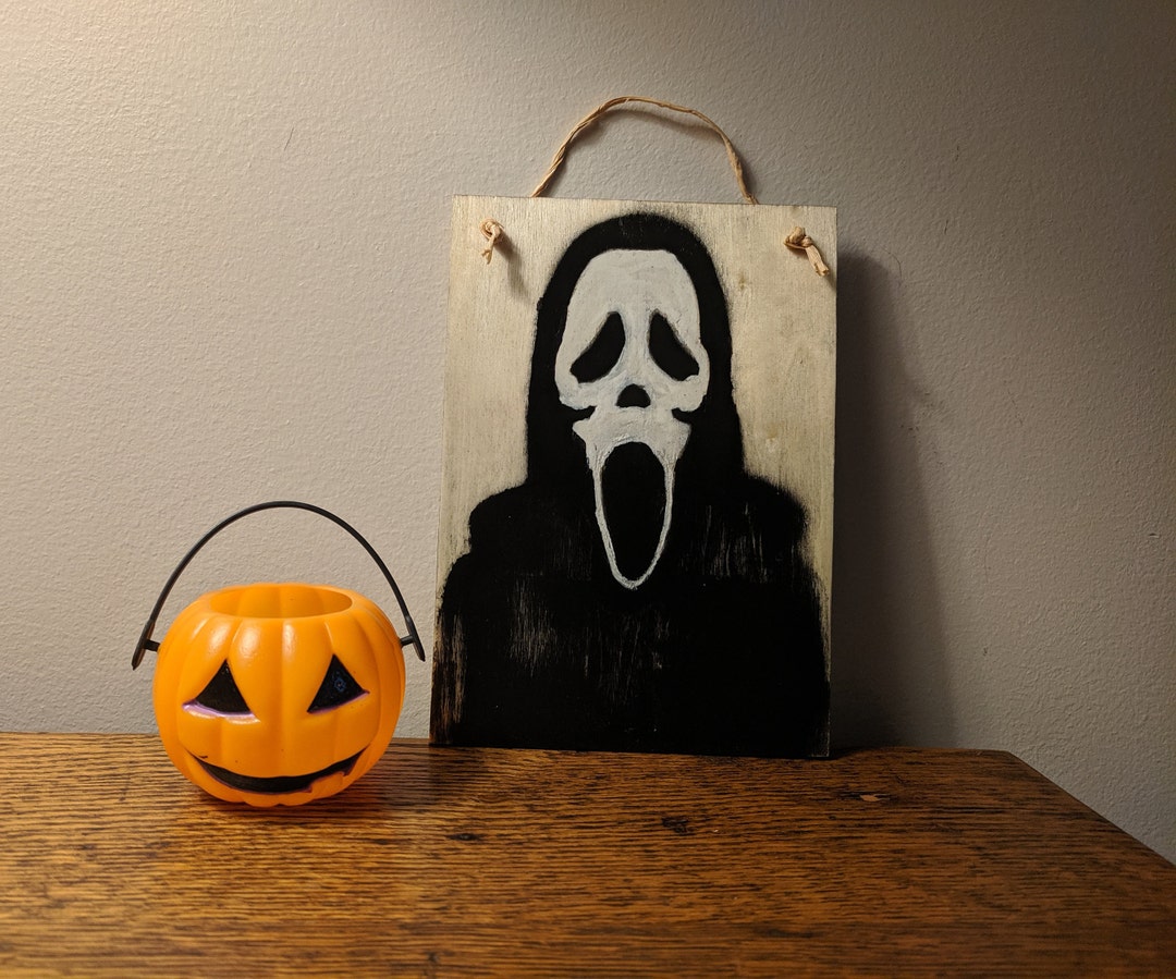 Scream Movie Inspired Wall Hanging/halloween Decor - Etsy