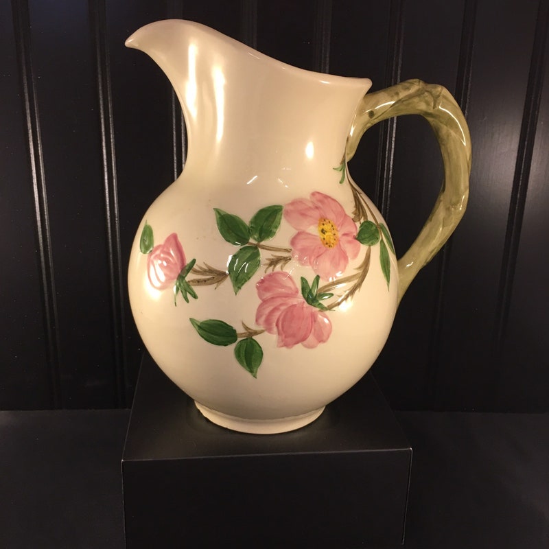 Pink Rose Pitcher - Etsy