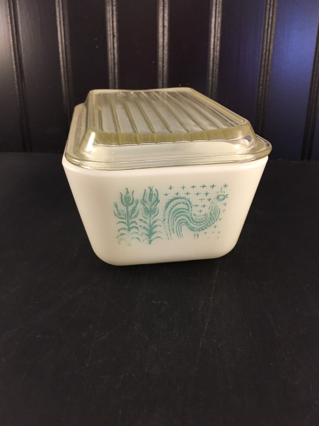 Pyrex Butterprint 0502 Refrigerator Dish W/lid - Etsy