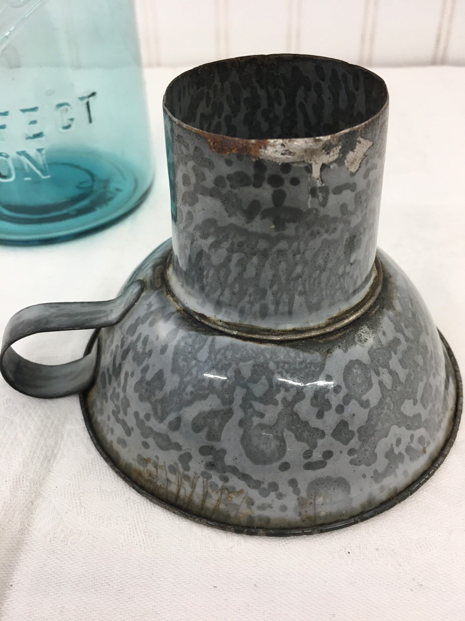 Granite Ware Canning Funnel 1910 Etsy