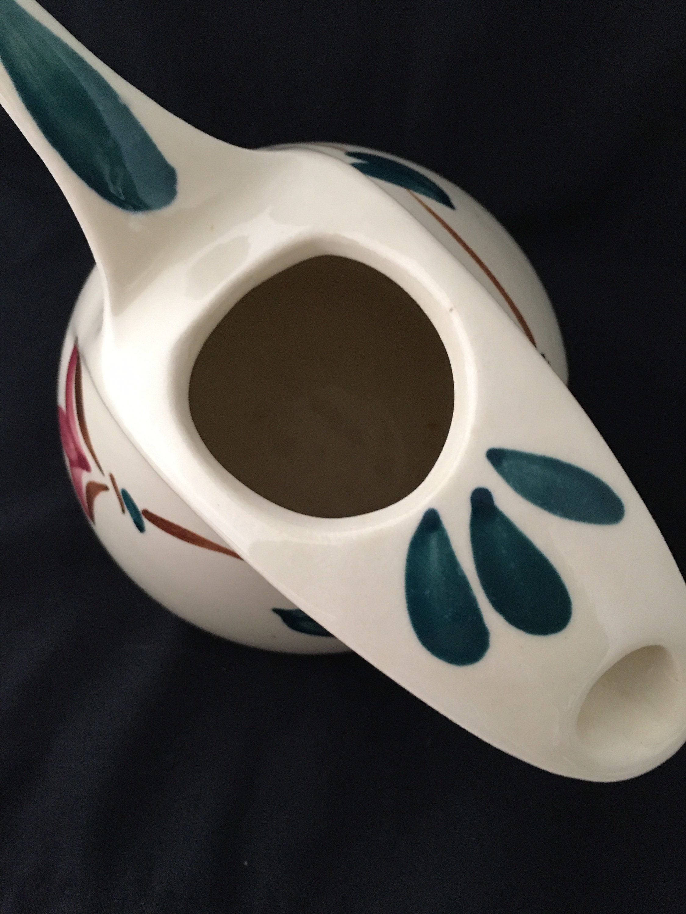 1940s Puritan Pottery Ivy Red Blossom Pitcher - Etsy UK