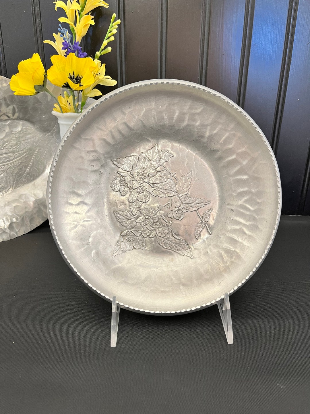 Hand Forged Aluminum Bowl - Etsy