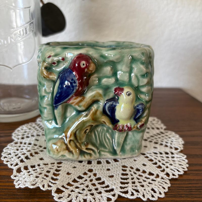 Ceramic Parrot - Etsy