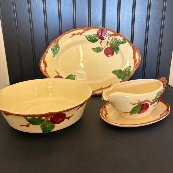 Franciscan Apple Dinnerware - Etsy