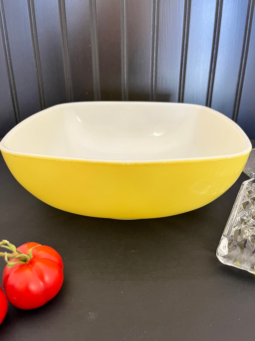 Yellow Pyrex Salad Bowl - Etsy