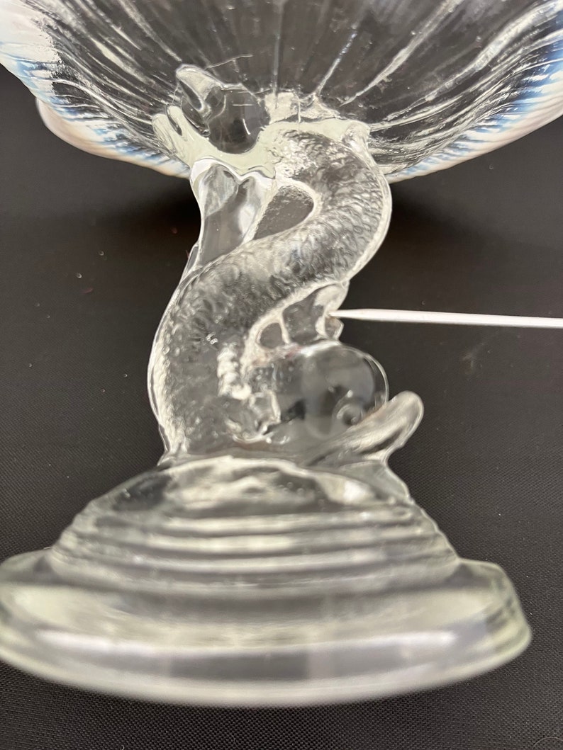 Victorian Era Northwood Glass Calling Card Receiver - Compote - Etsy