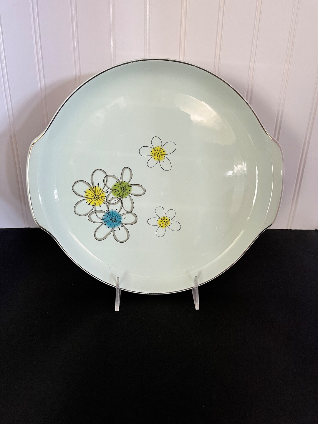 Vintage Nobility Permaware Serving Platter - Mist Pattern 1955 - Etsy