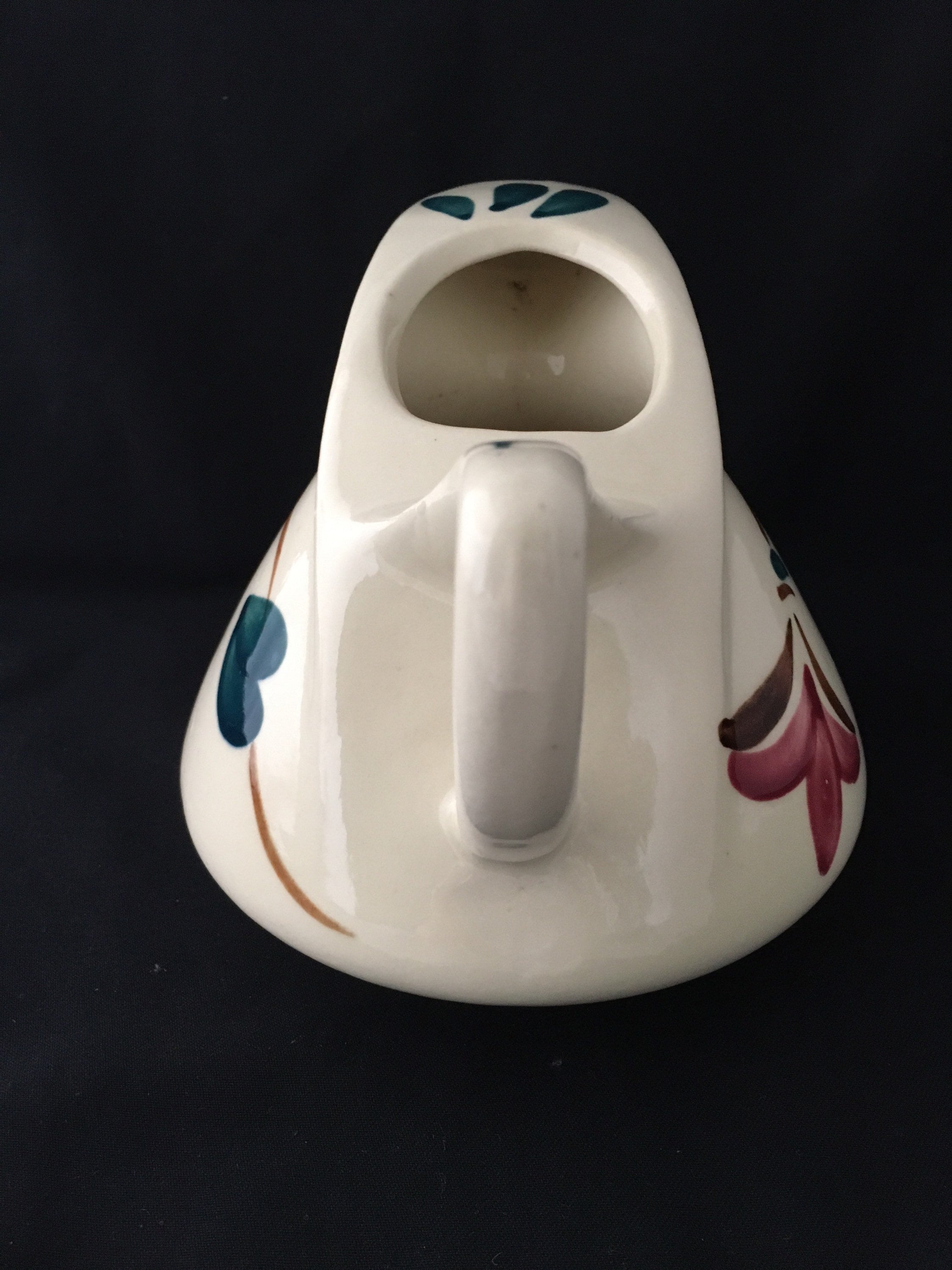 1940s Puritan Pottery Ivy Red Blossom Pitcher - Etsy UK