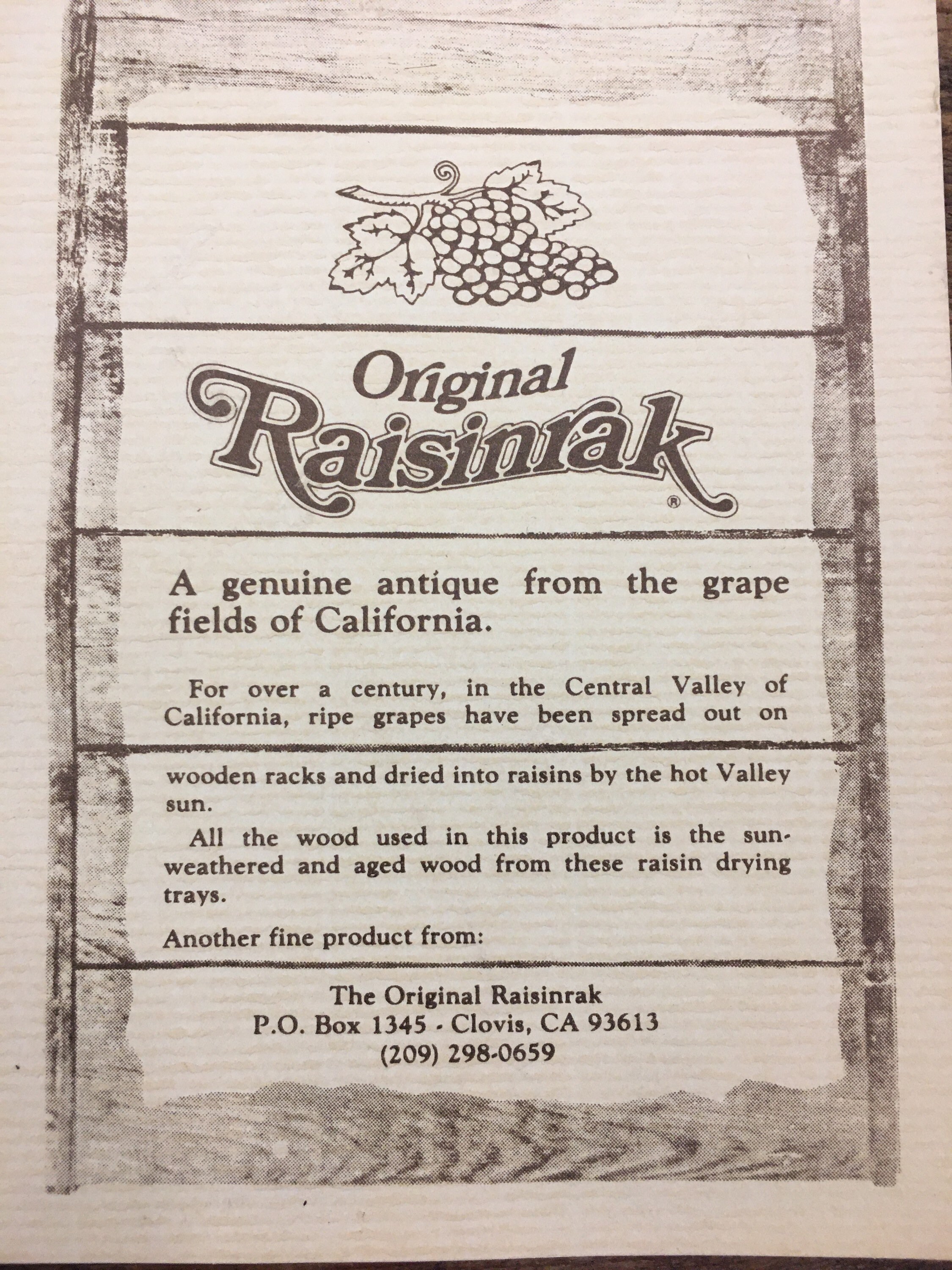 The Original Raisinrak Wall Art Advertising Ceresota Flour | Etsy