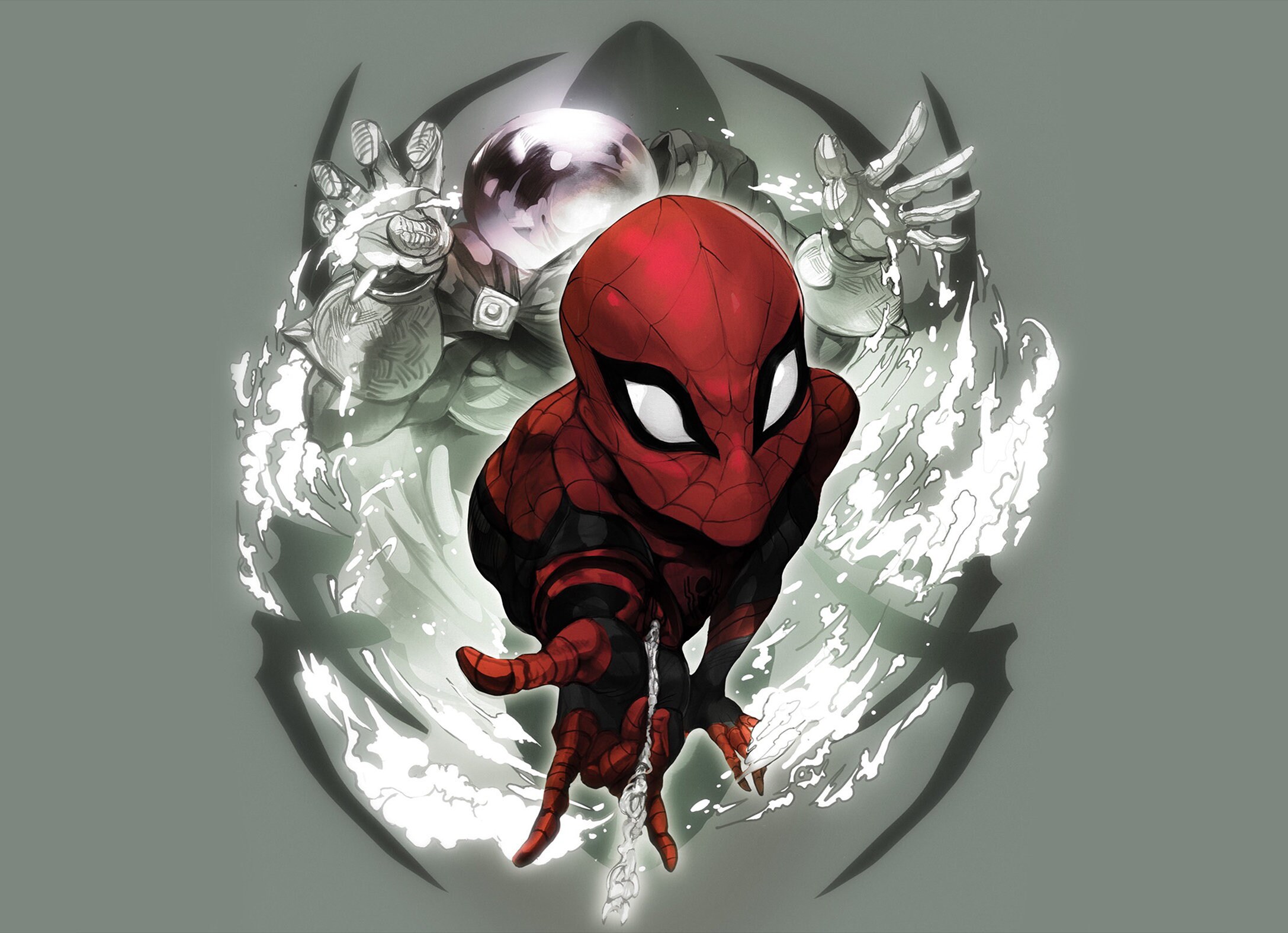 Spiderman Grey Mysterio Print / Poster 5 X 7 - Etsy