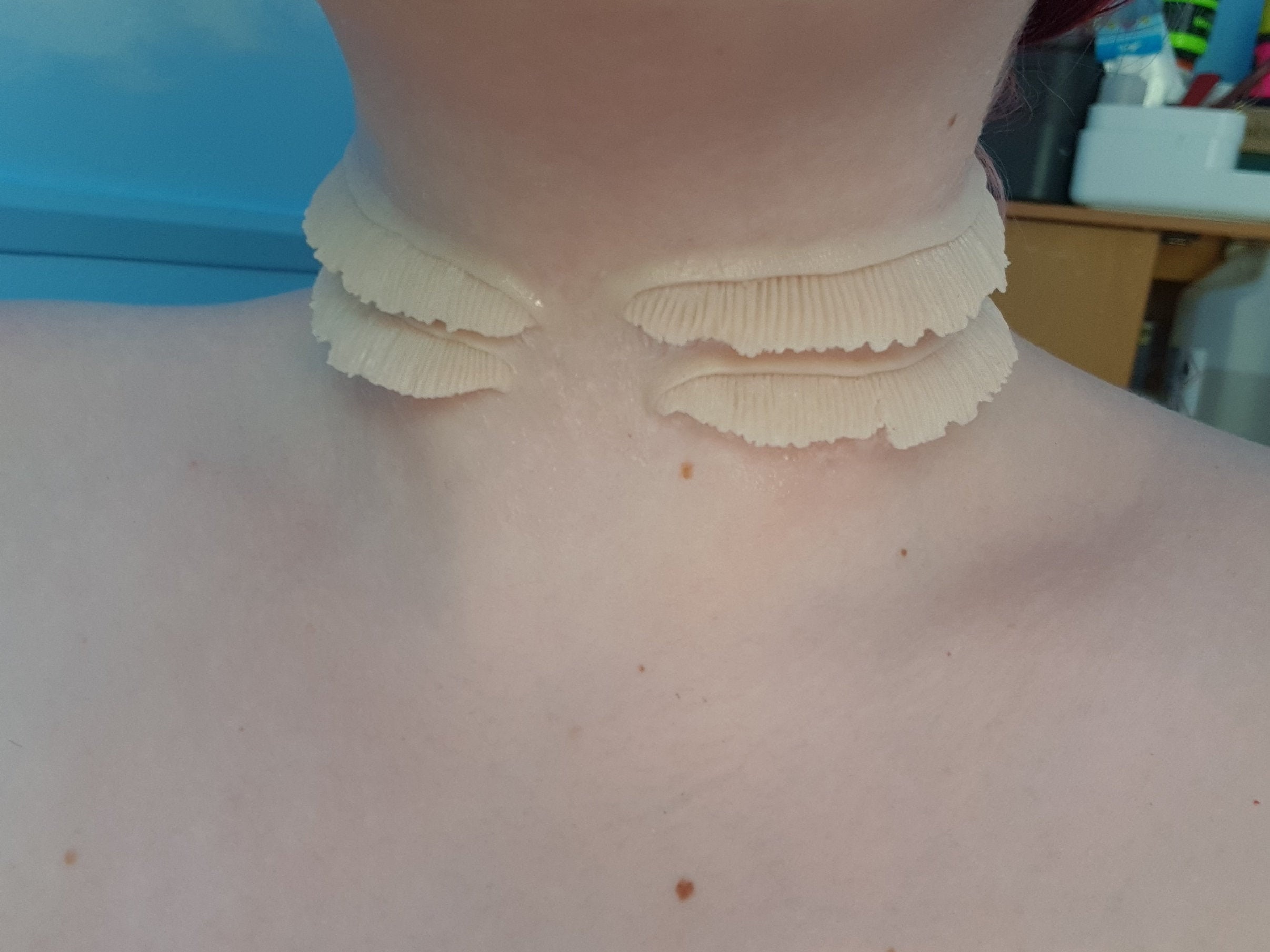 Mermaid Gills Silicone Prosthetics PAIR | Latex Free | Encapsulated ...