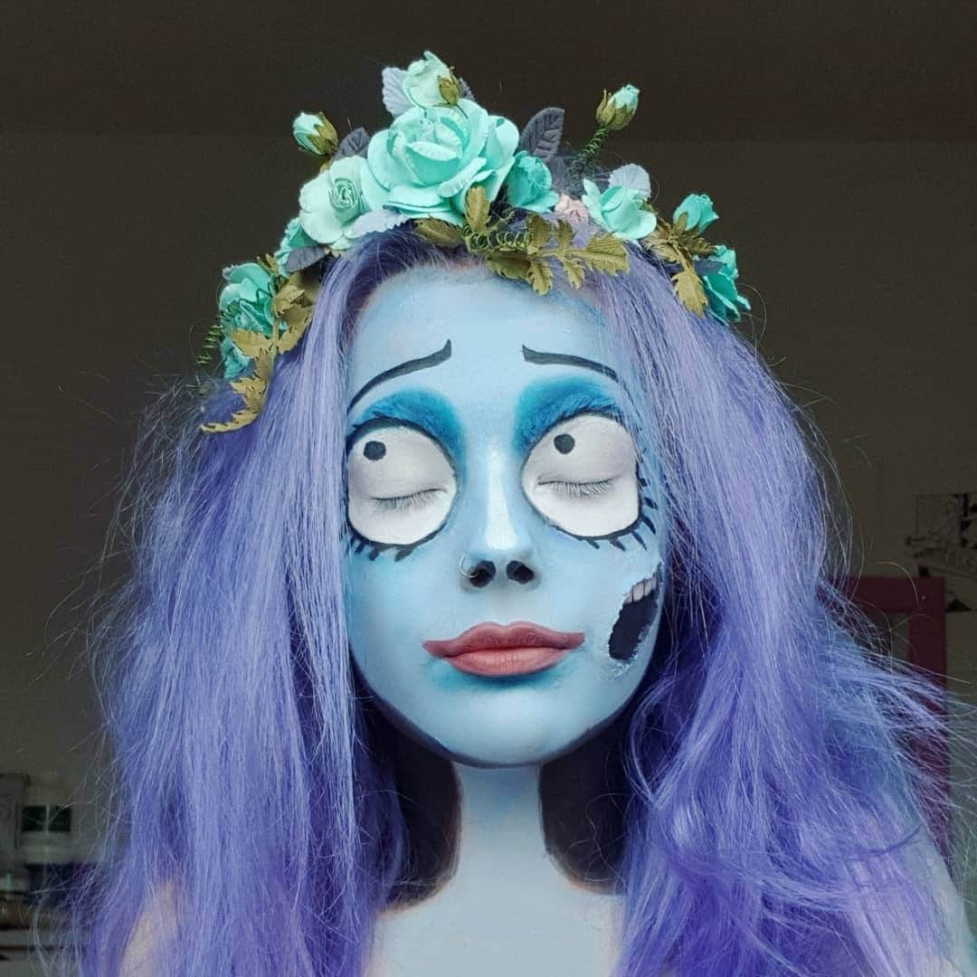Tim Burton Corpse Bride Makeup