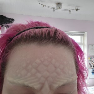 Dragon Brow Forehead Silicone Prosthetic | Mermaid Gill | Tiara | Scale ...