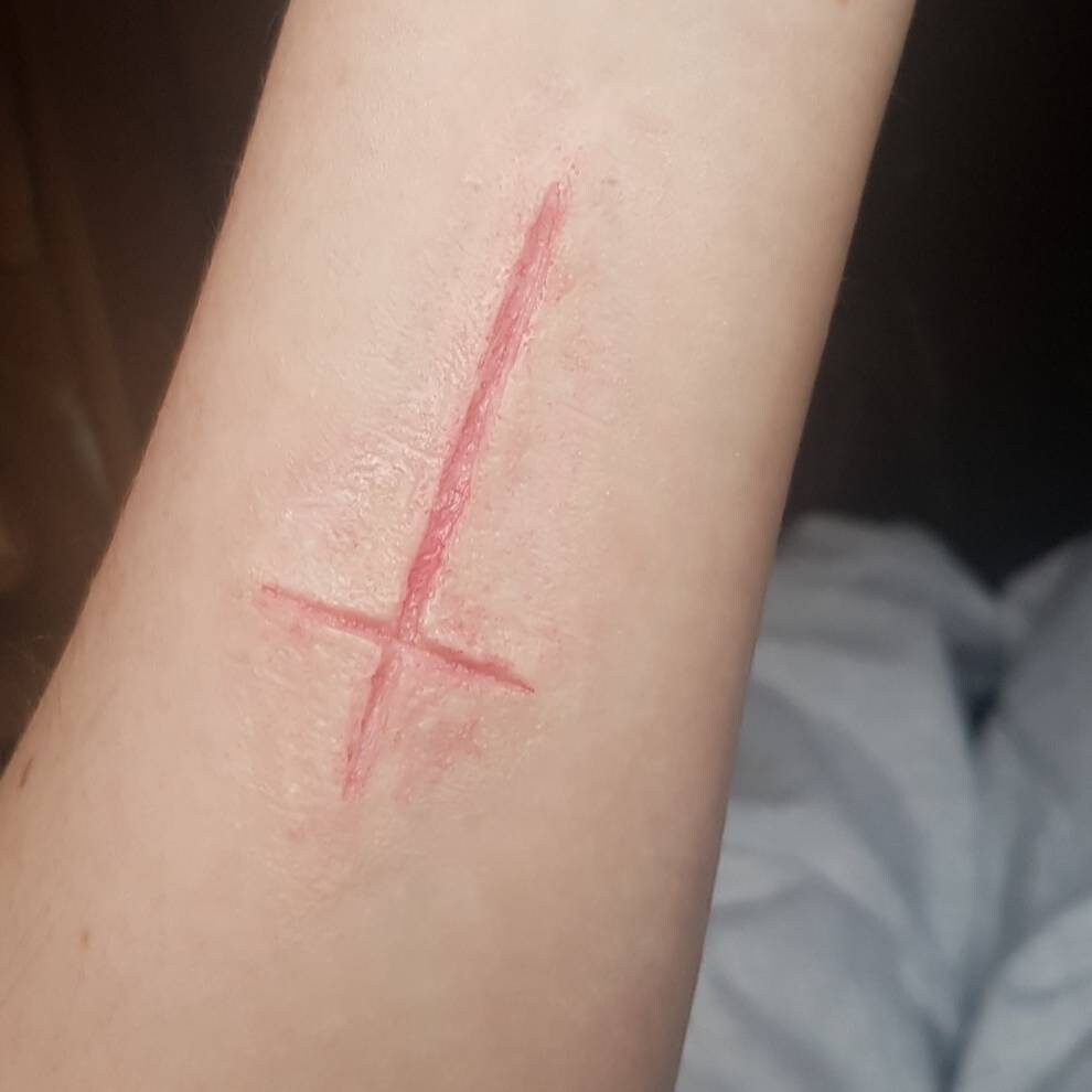 Cross Carving Silicone Prosthetic Scarification Burn | Etsy