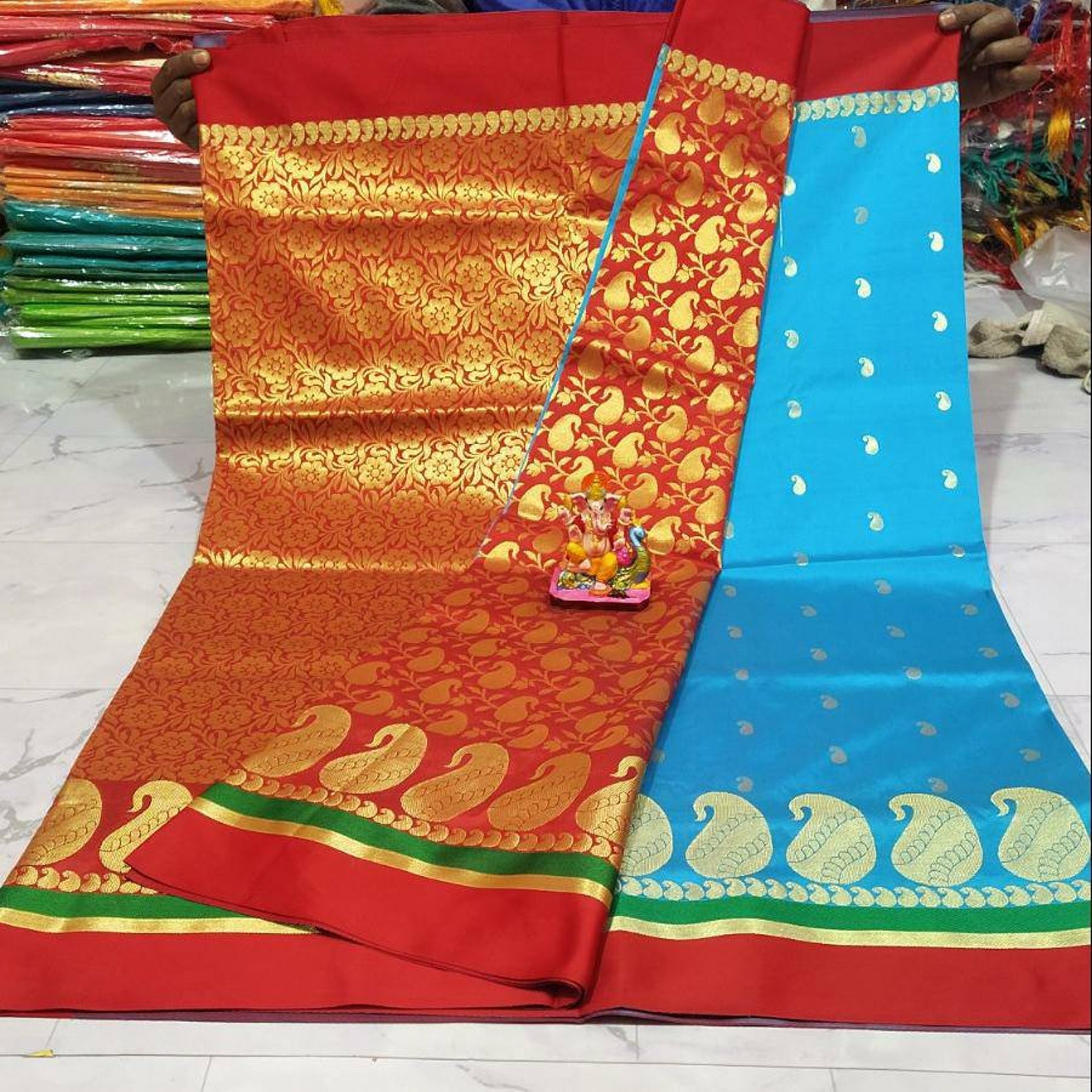 Lal Pare Sada Saree Garad Saree Silk Lal Pare Sada Saree | Etsy