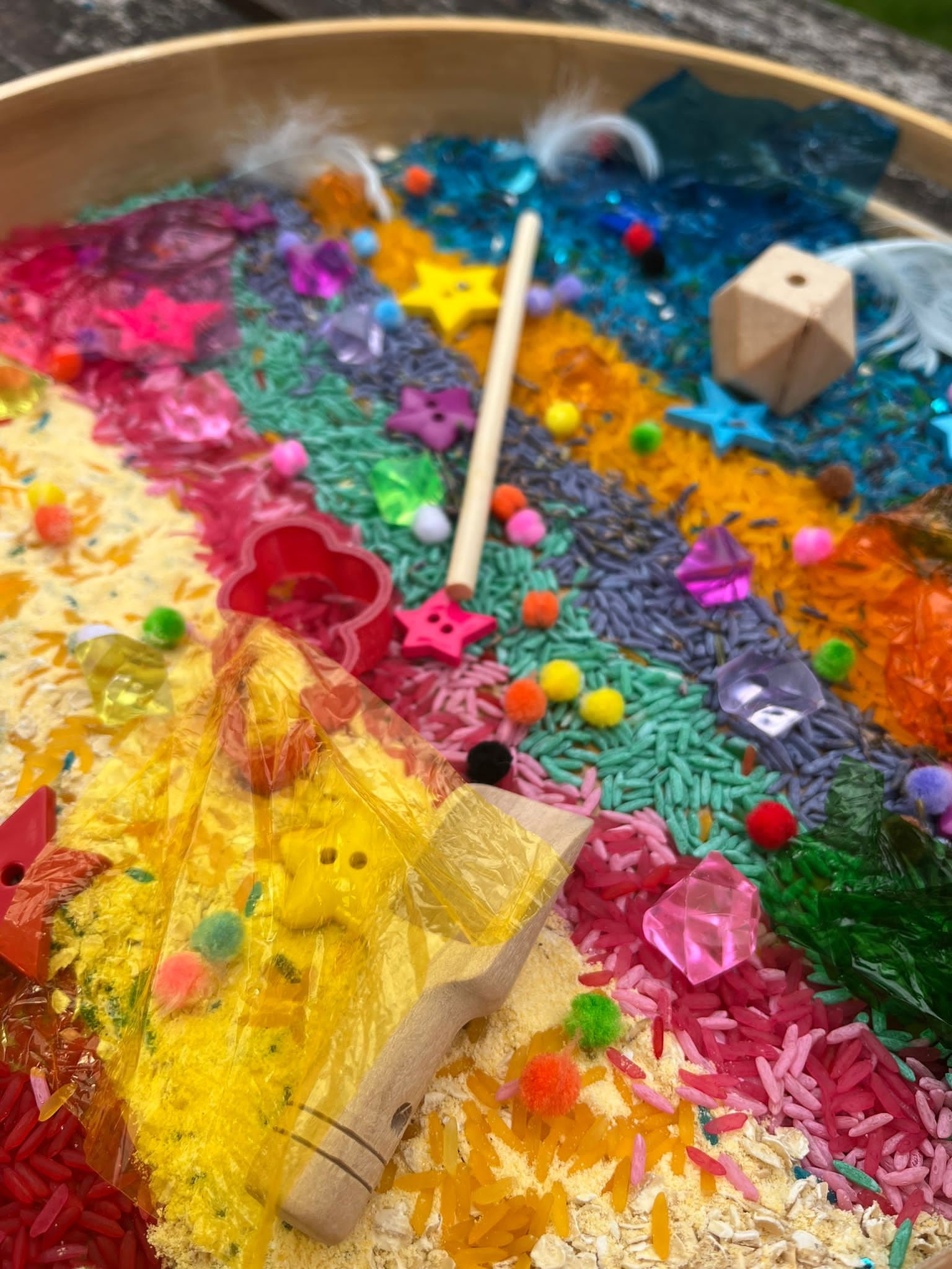 Ultimate Rainbow Sensory Bin Kit Sensory Bin Fillers Mud - Etsy