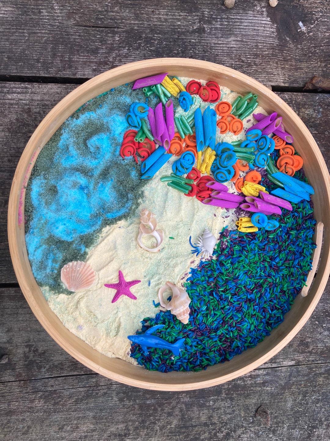 Ocean Play Kit, Tuff Tray Activity, Sensory Bin, Sensory Play, Coloured ...