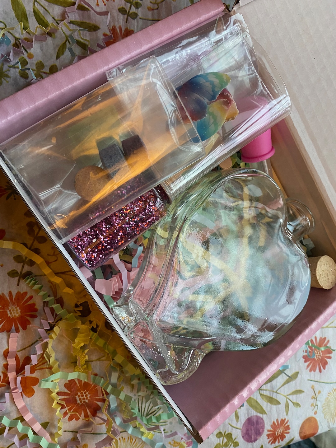 Pink Themed Potion Kit, Make Your Own Potions, Mud Kitchen Play, Messy Play, Kids Play Fairy ...