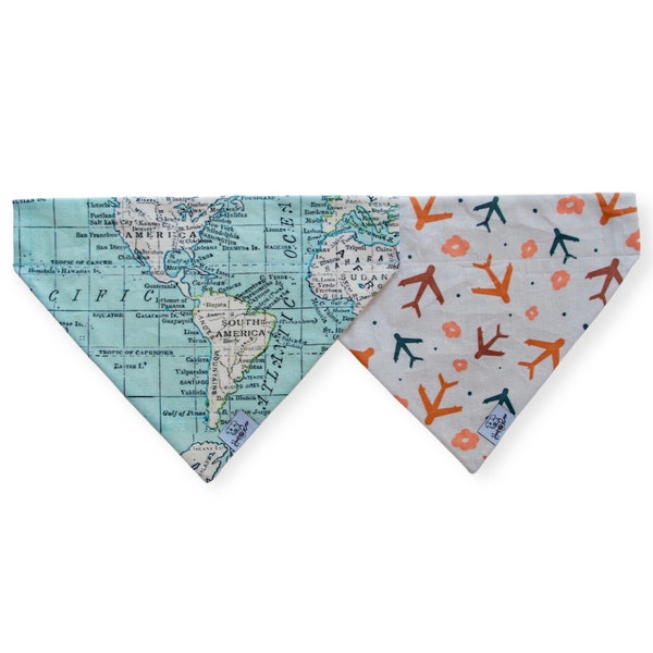 Map Bandana - Etsy