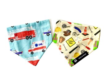 Construction Dog Bandana - Etsy