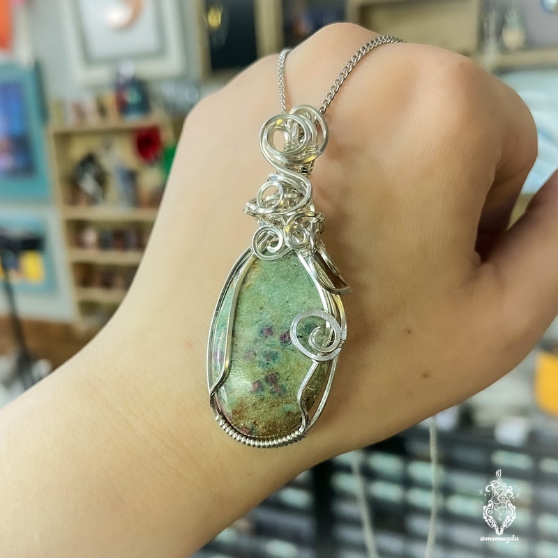 Wire Wrapped Pendant - Etsy