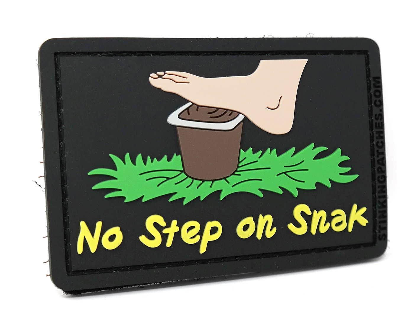 No Step on Snak PVC Rubber Tactical Patch No Step on Snek | Etsy