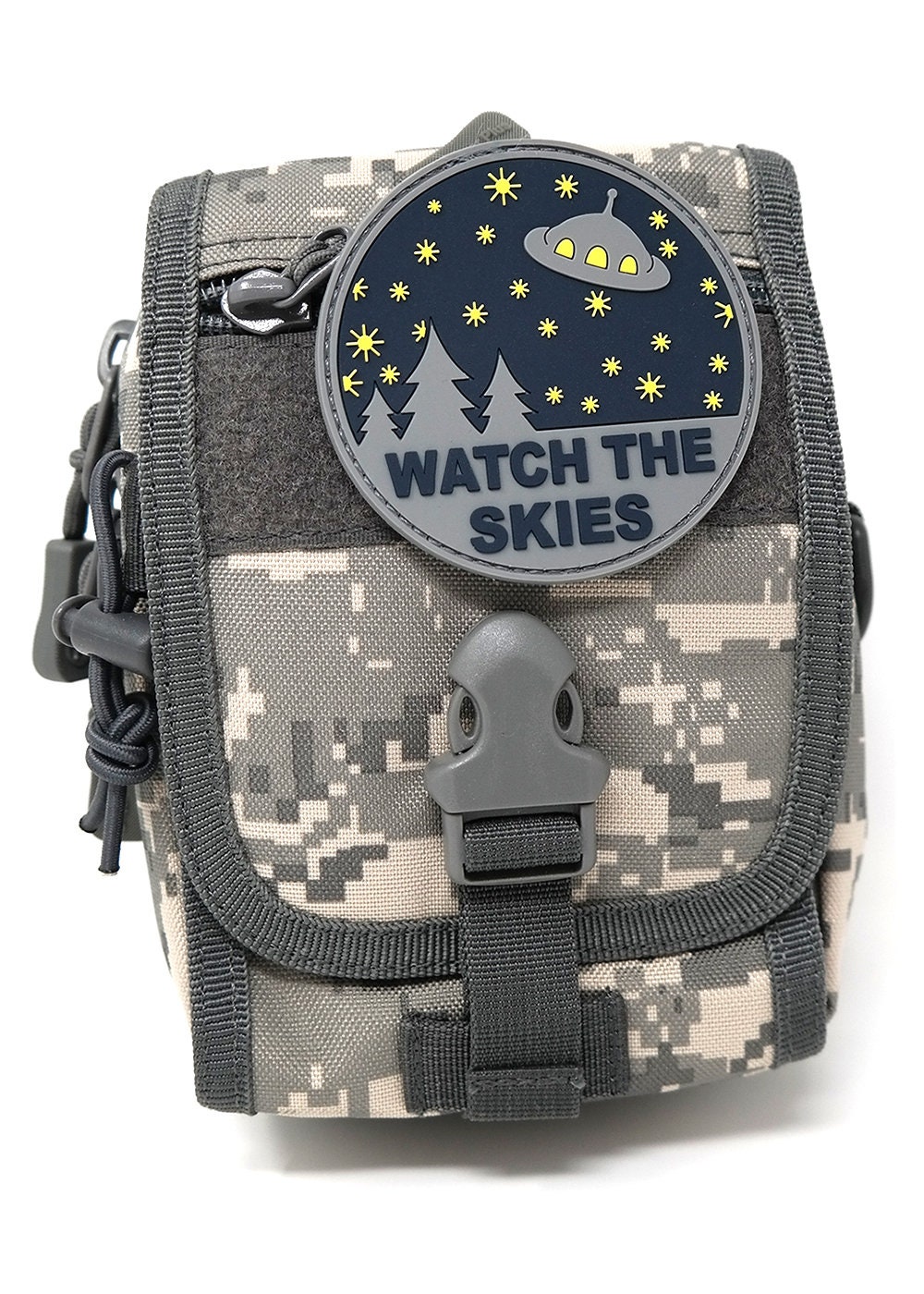 Watch the Skies PVC Rubber Morale Patch Funny Tactical Patch - Etsy