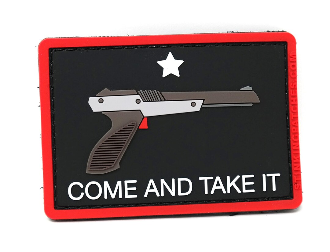 Come and Take It Retro Light Zapper PVC Tactical Patch | Funny Hook and ...
