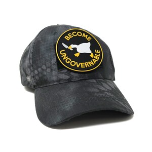 Become Ungovernable Goose With Knife PVC Hook and Loop Patch | Funny ...