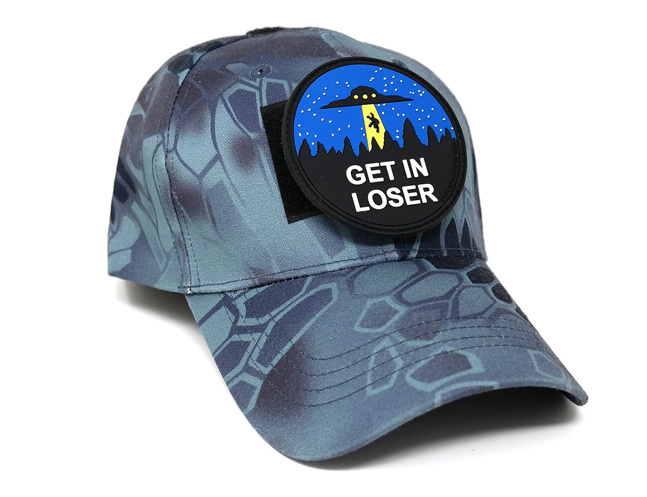 Get in Loser PVC Rubber PVC Hook and Loop Patch Funny | Etsy