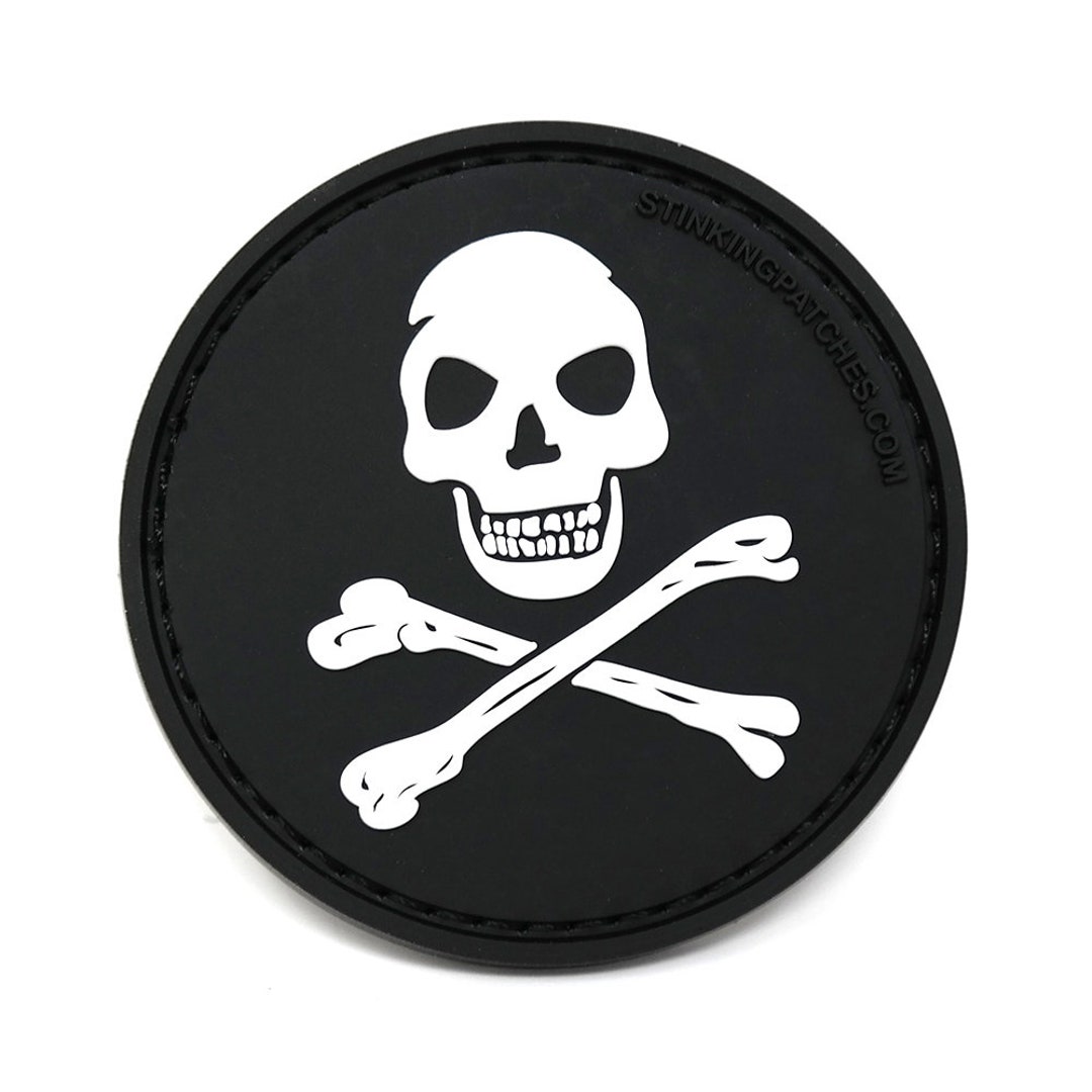 Skull and Crossbones Tactical Patch | Jolly Roger Patch | Funny Morale ...