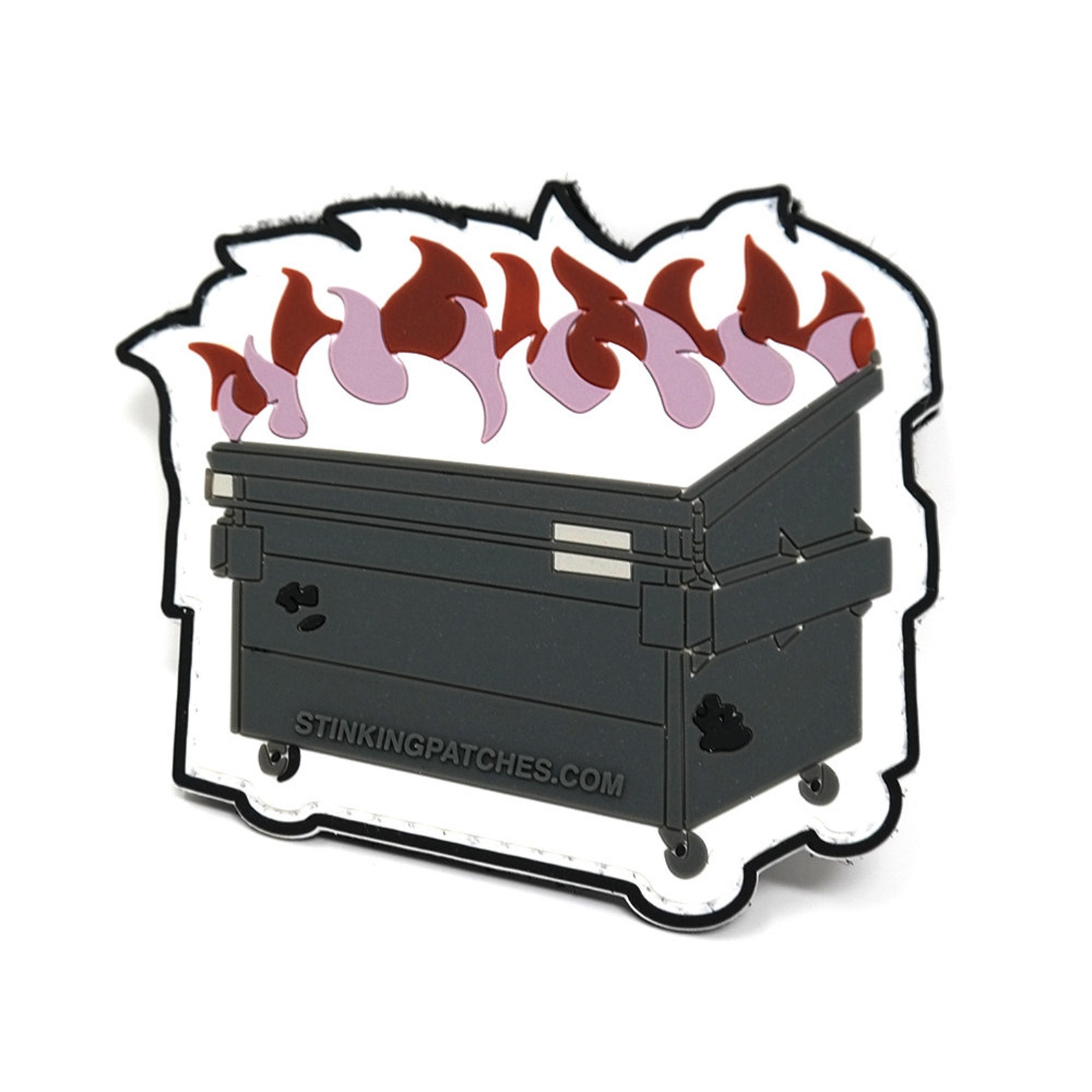 Elegant Dumpster Fire Morale Patch | PVC Rubber Tactical Patch | Funny ...