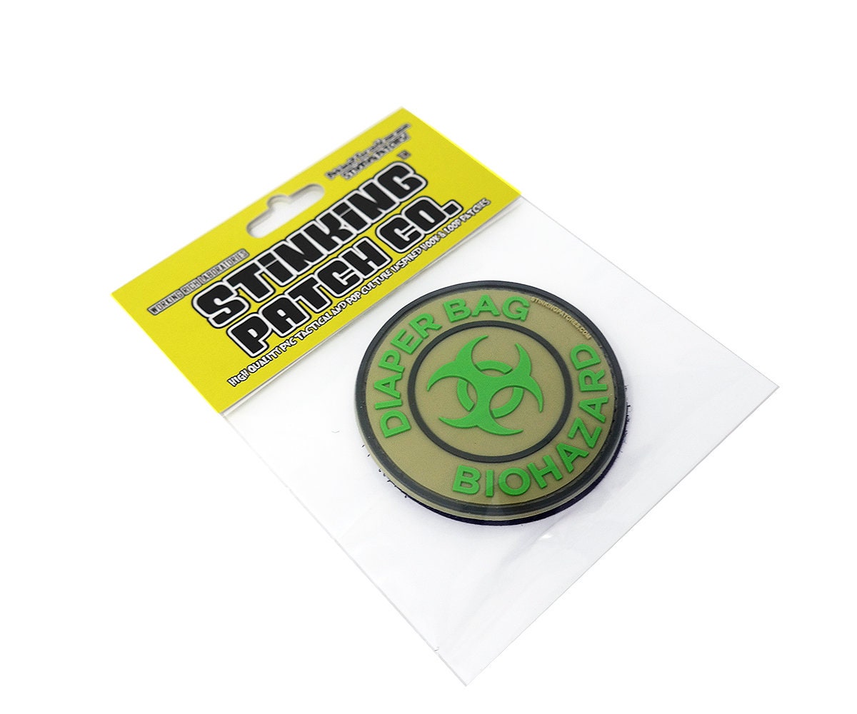 Tactical Diaper Bag Biohazard PVC Tactical Morale Patch | Etsy