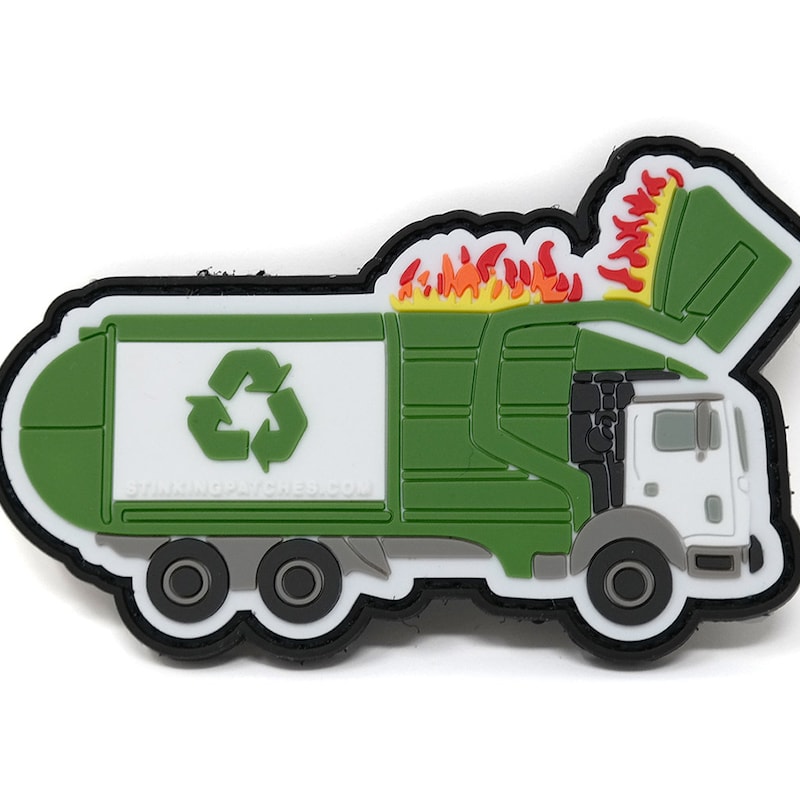 Dumpster Fire Patch - Etsy