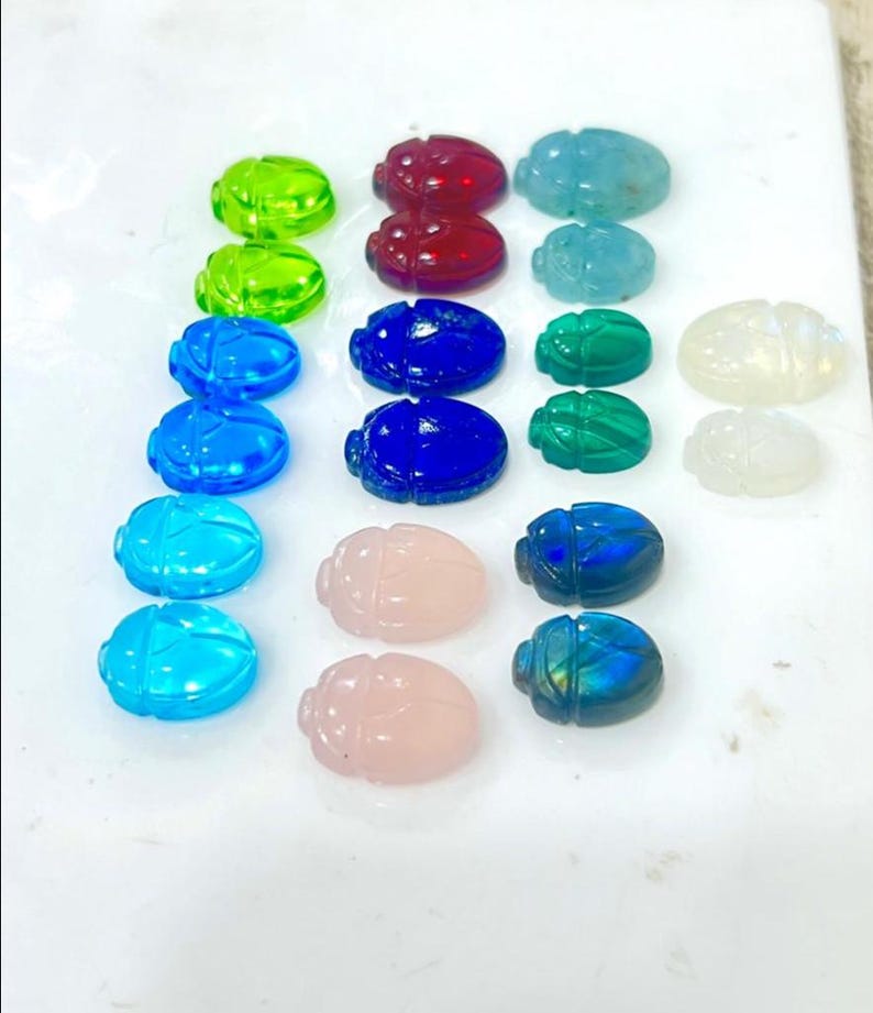 1 Pc Scarb Carved Gemstone Beads, 16x12mmsmooth Teardrop High Polished ...