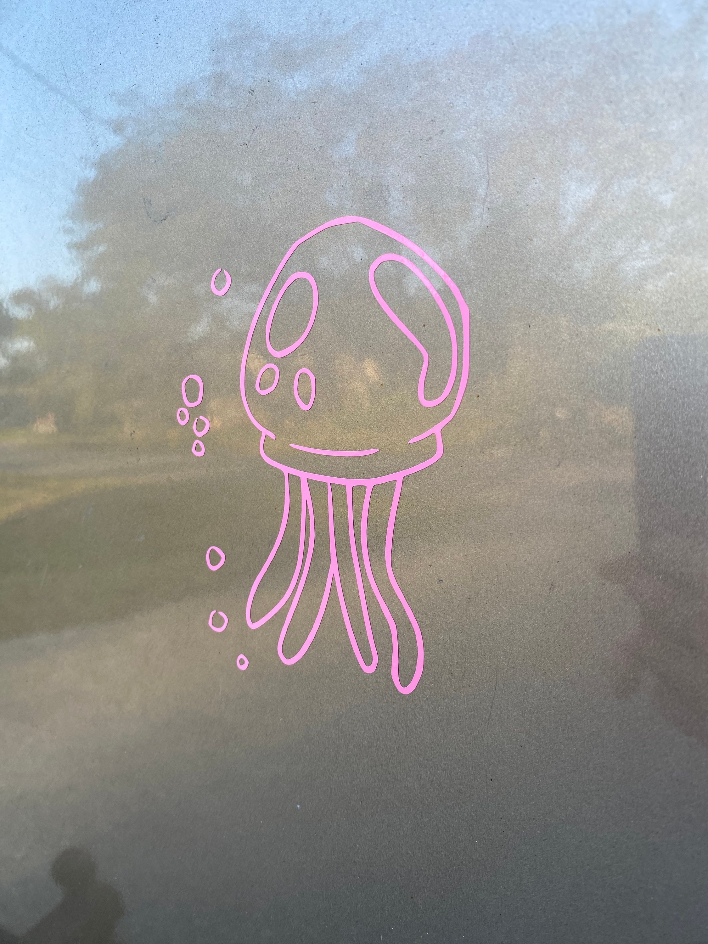 Jellyfish Vinyl Decal Sticker - Etsy