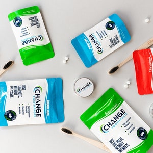 Change Toothpaste Tablets, Spearmint, 3 Months - Etsy Canada