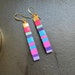 Colorful Tila Beaded Statement Earrings - Etsy