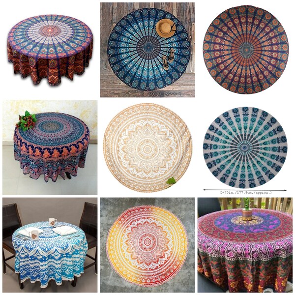 Indian Table Cloth - Etsy