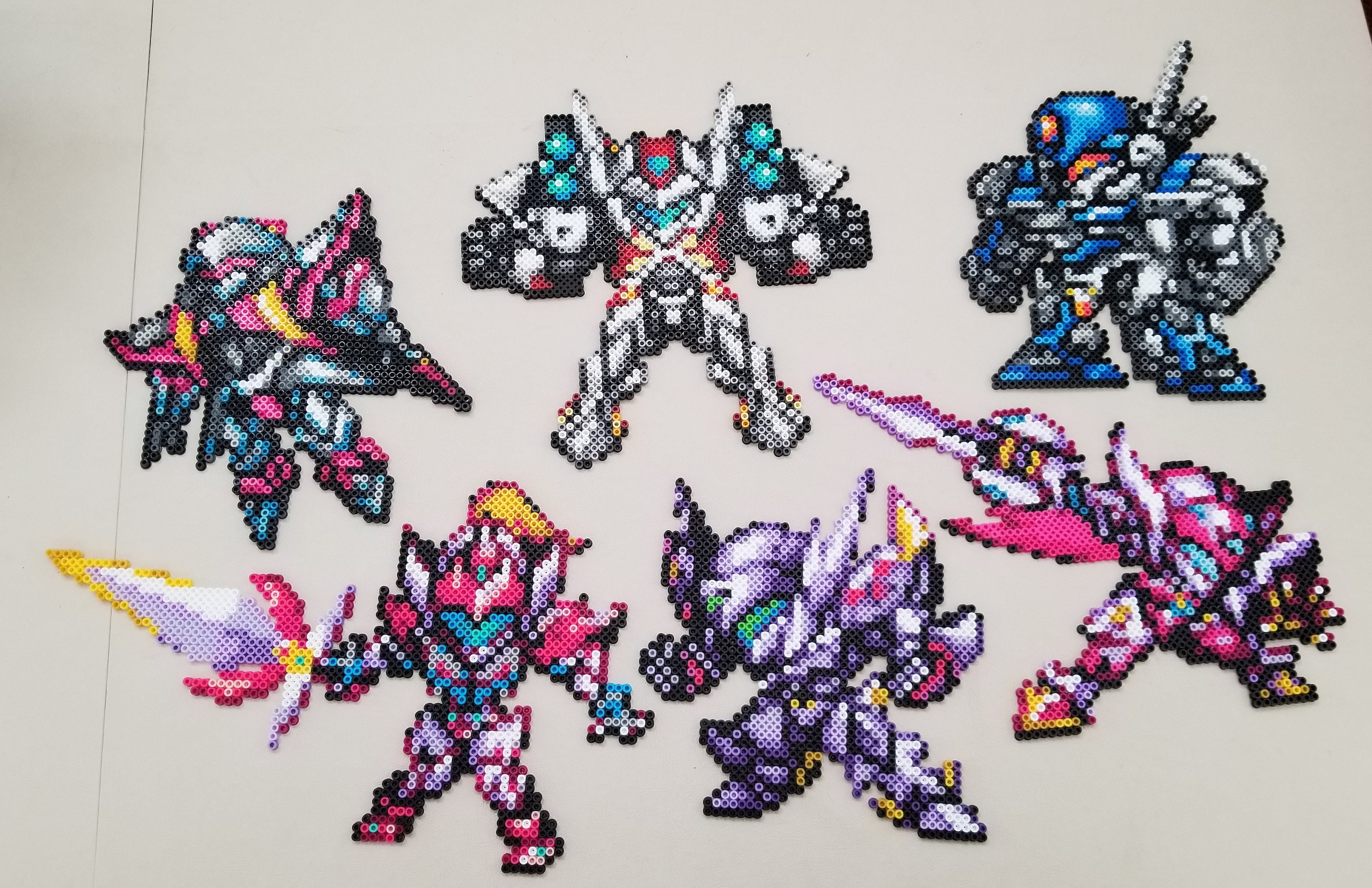 Pixel Bead Art Super Robot Wars W Charaktere - Etsy.de