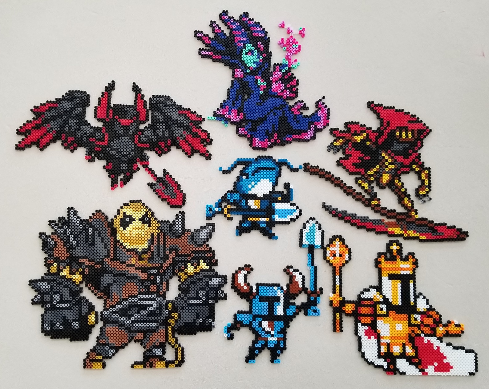 Pixel Bead Art Shovel Knight Characters - Etsy