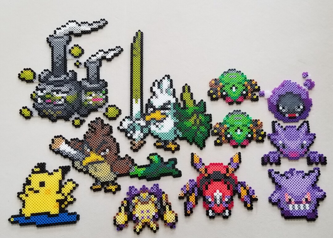 Pixel Bead Art Pokemon Characters - Etsy