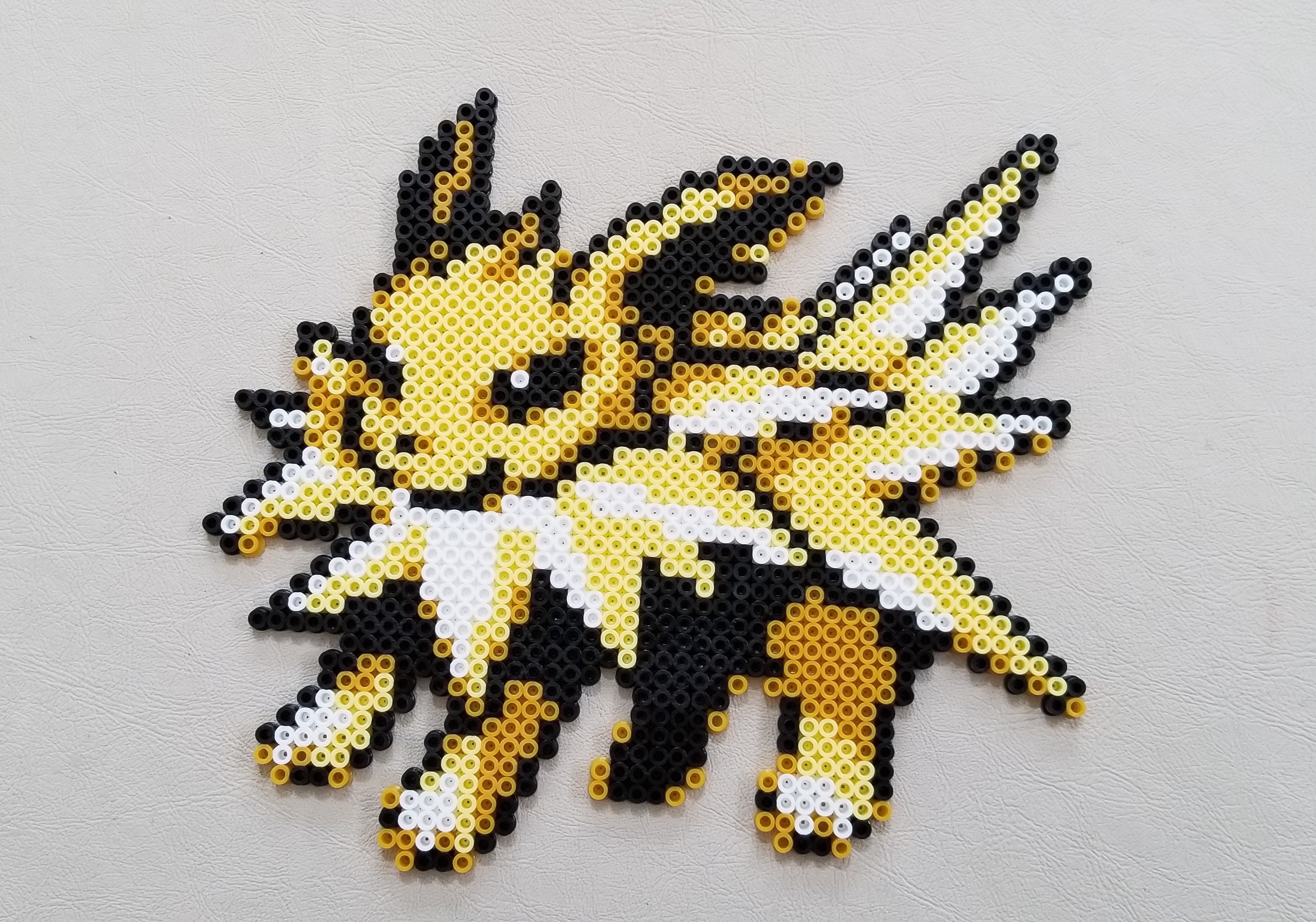 Eeveelution Perler Bead Sprites Pokemon Eevee Flareon