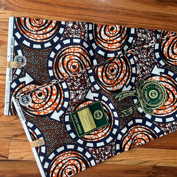 Orange African Print - Etsy