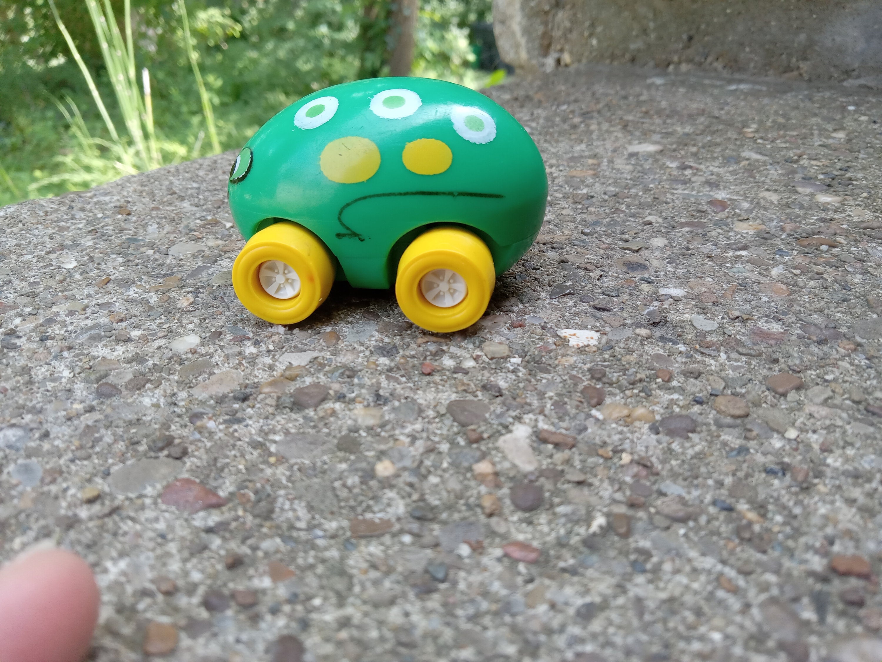 RARE 1970's TONKA Gigglers Frog Egg Car Still Plenty of - Etsy