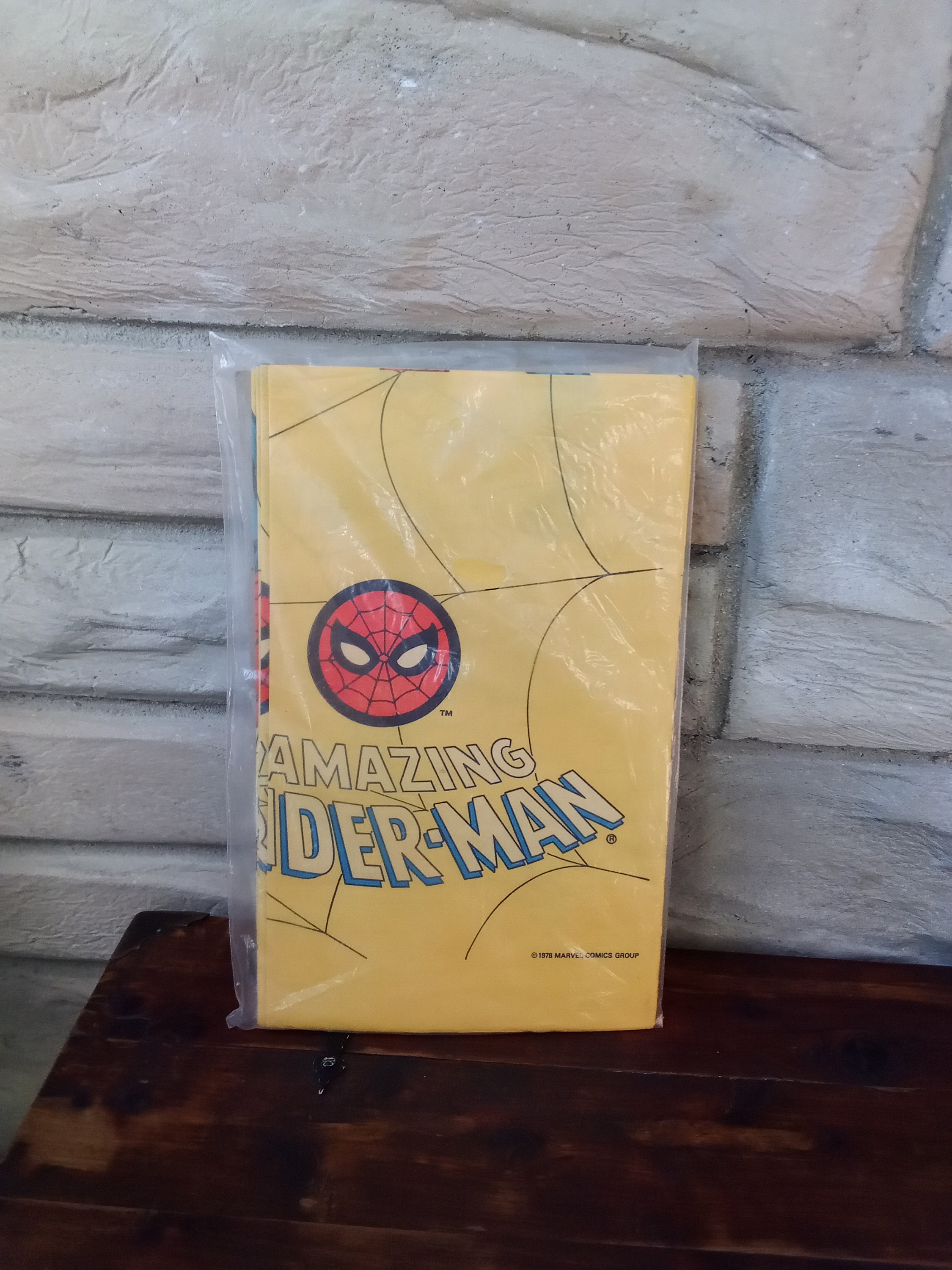 1978 Marvel Comics Group Amazing Spider-man Paper Table Cover and FREE ...