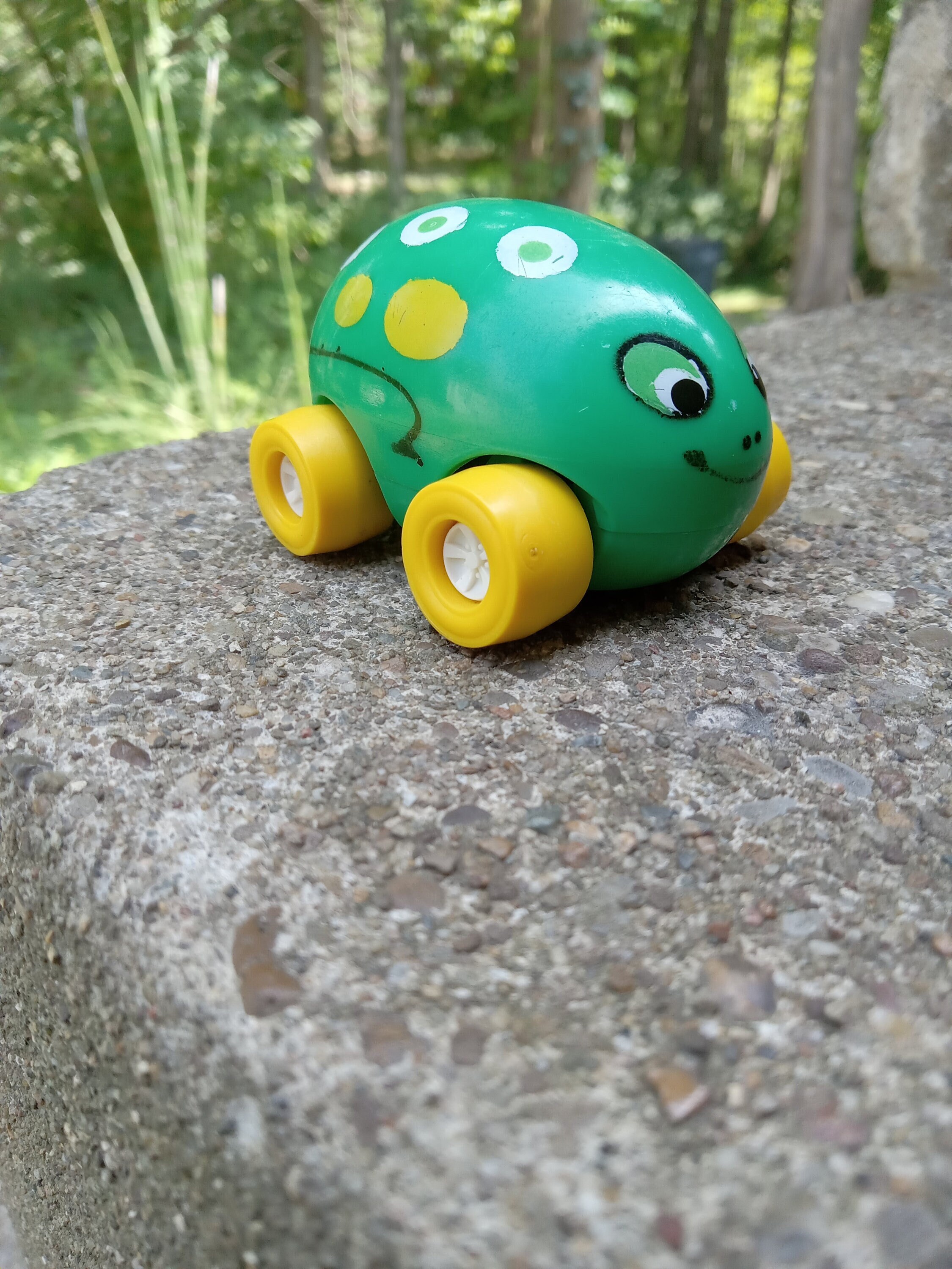 RARE 1970's TONKA Gigglers Frog Egg Car Still Plenty of - Etsy