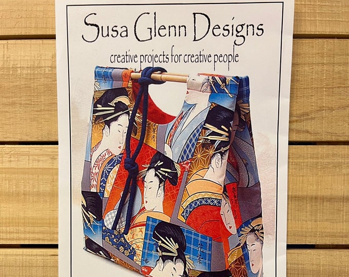 Susa Glenn Designs large Asian Tote Pattern - Etsy
