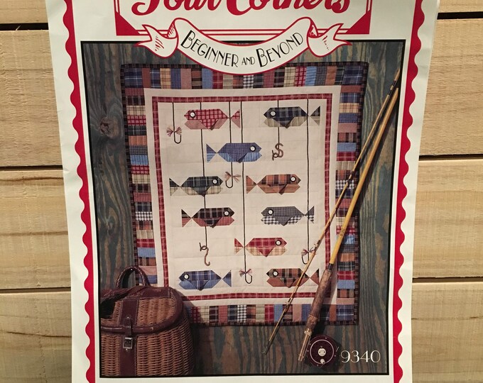 Four Corners Designs Beginner and Beyond something's Fishy Wallhanging ...