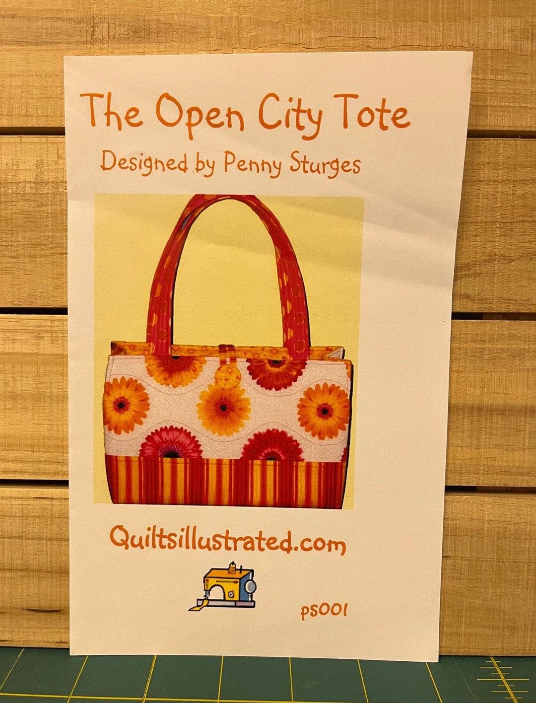 Quilts Illustrated - "the Open City Tote" - Pattern #PS001 - Designed ...
